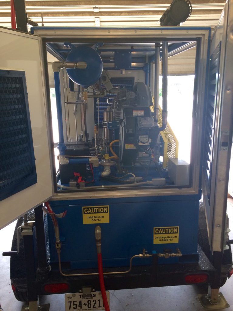 Portable CNG Compressor - compress up to 7GGE an hour from any place